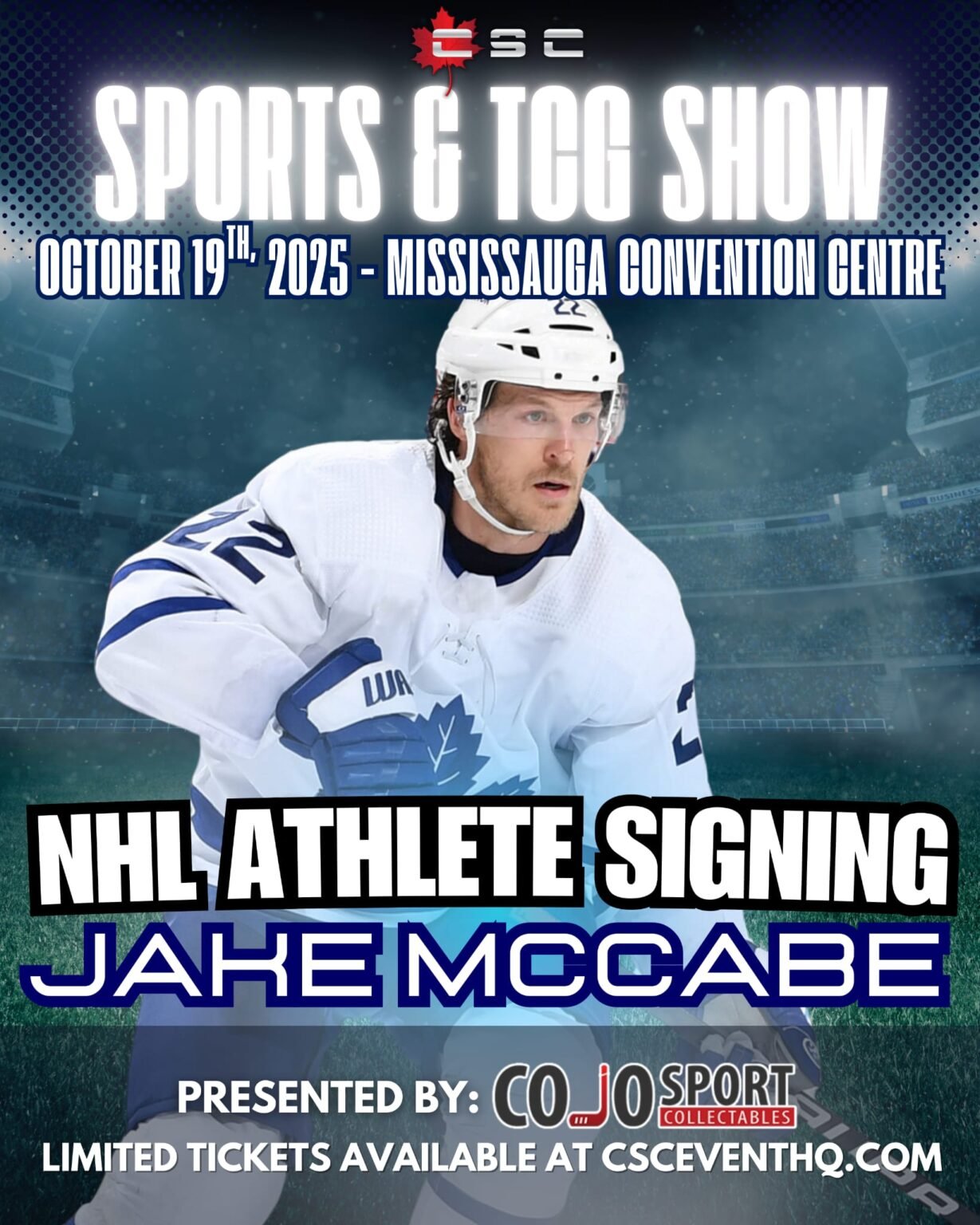 Maple Leaf Jake McCabe VIP Autograph Package